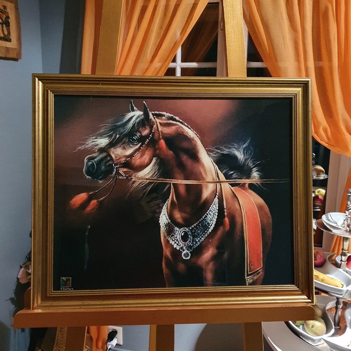 Arabian Horse Fine Art Print | Robert Zietara Oil Painting - Etsy