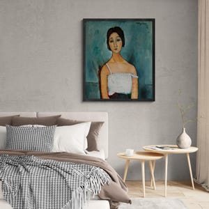 Christina by Amedeo Modigliani, Giclée Art Print Canvas With Texture ...