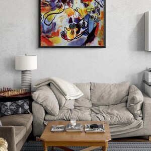 Wassily Kandinsky - the Last Judgment - Giclee Art Print on Hahnemühle ...