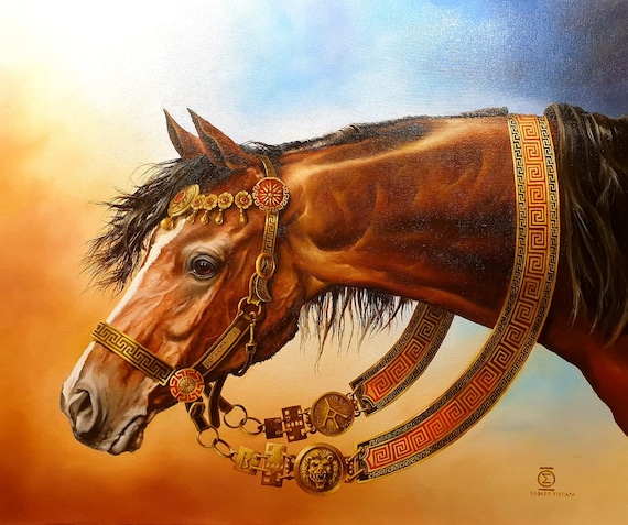 BUCEPHALUS Fine Art Print From Original Oil Painting of - Etsy Singapore