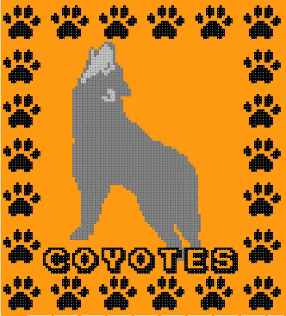 Coyotes C2C Crochet Pattern - Etsy