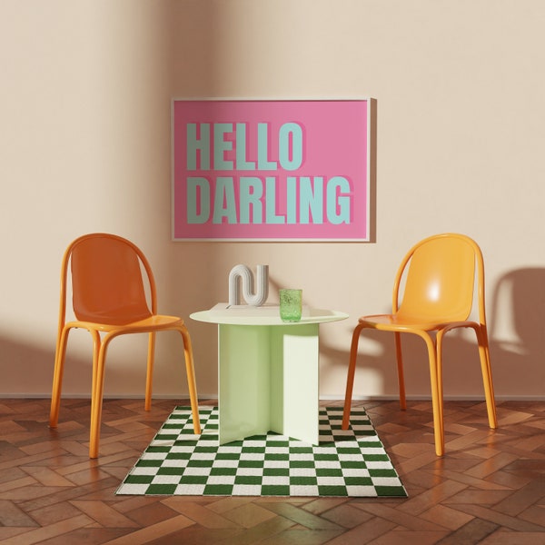 Hello Poster - Etsy UK