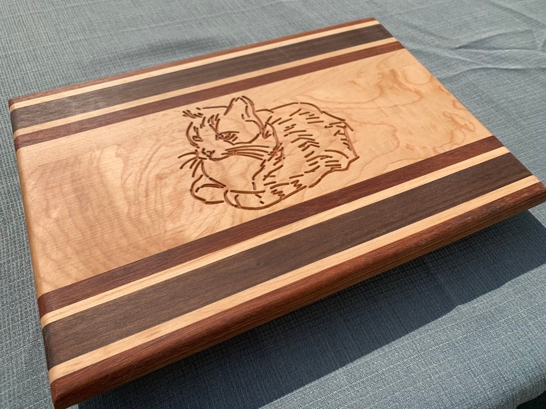 Custom Cat Cutting Board - Etsy