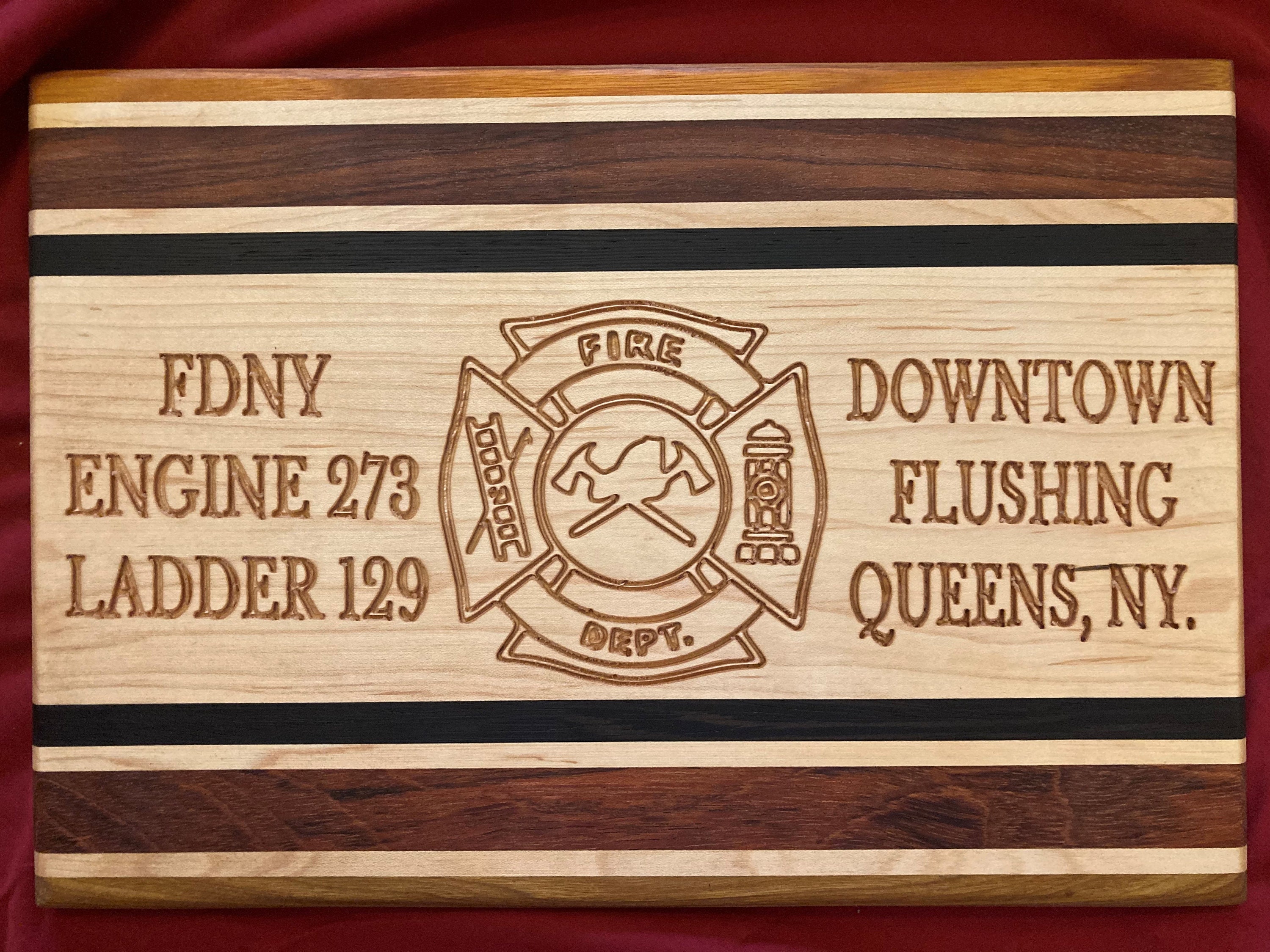 Custom Fireman Cutting Board - Etsy