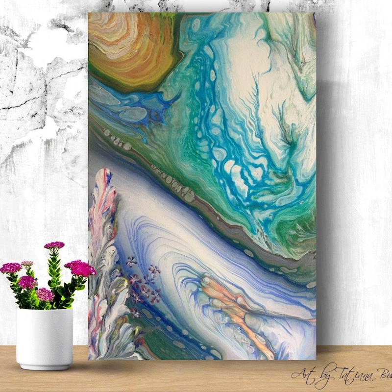 Flow Art Painting - Etsy
