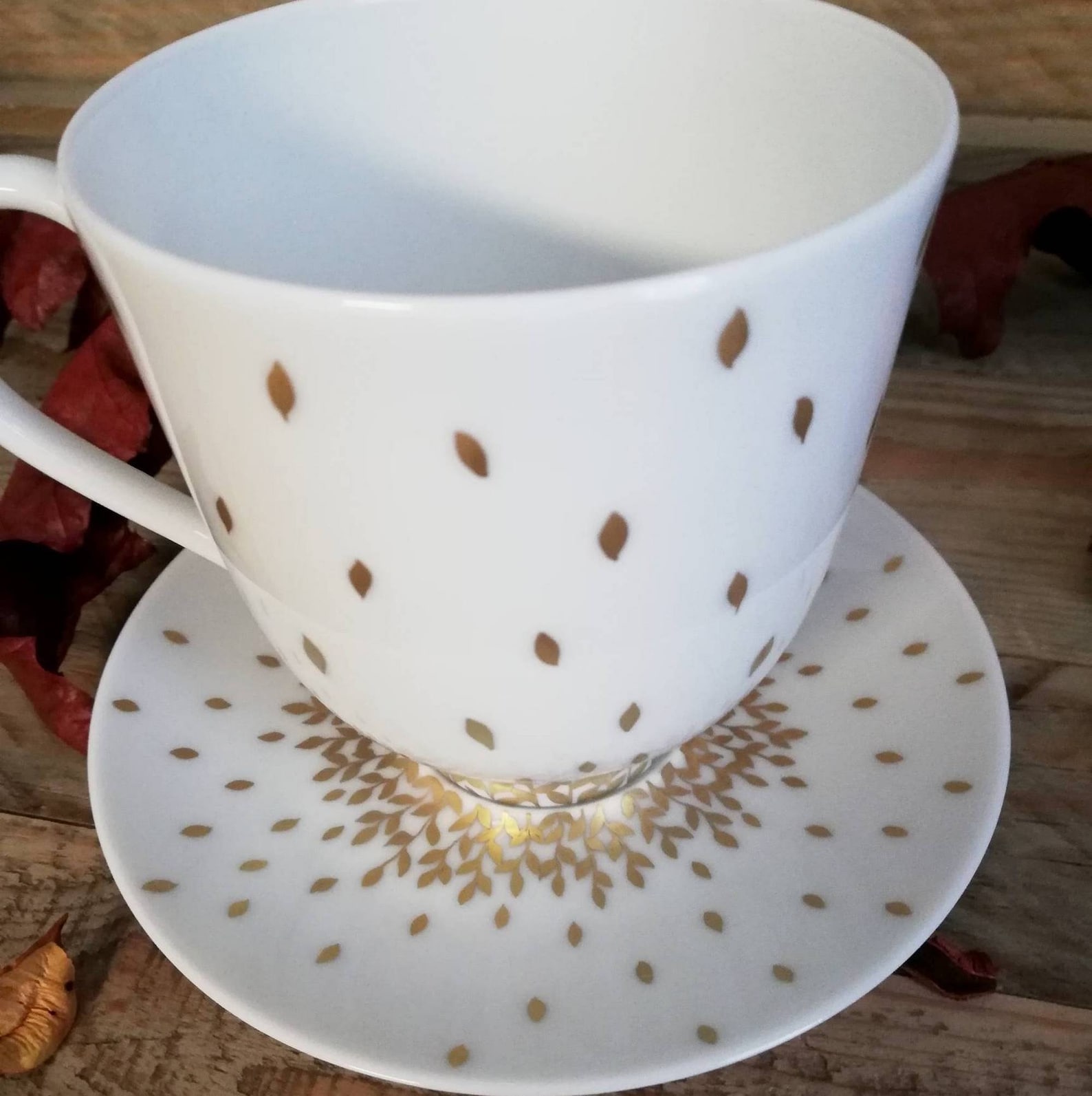 Grande Tasse Petit Dejeuner Porcelaine