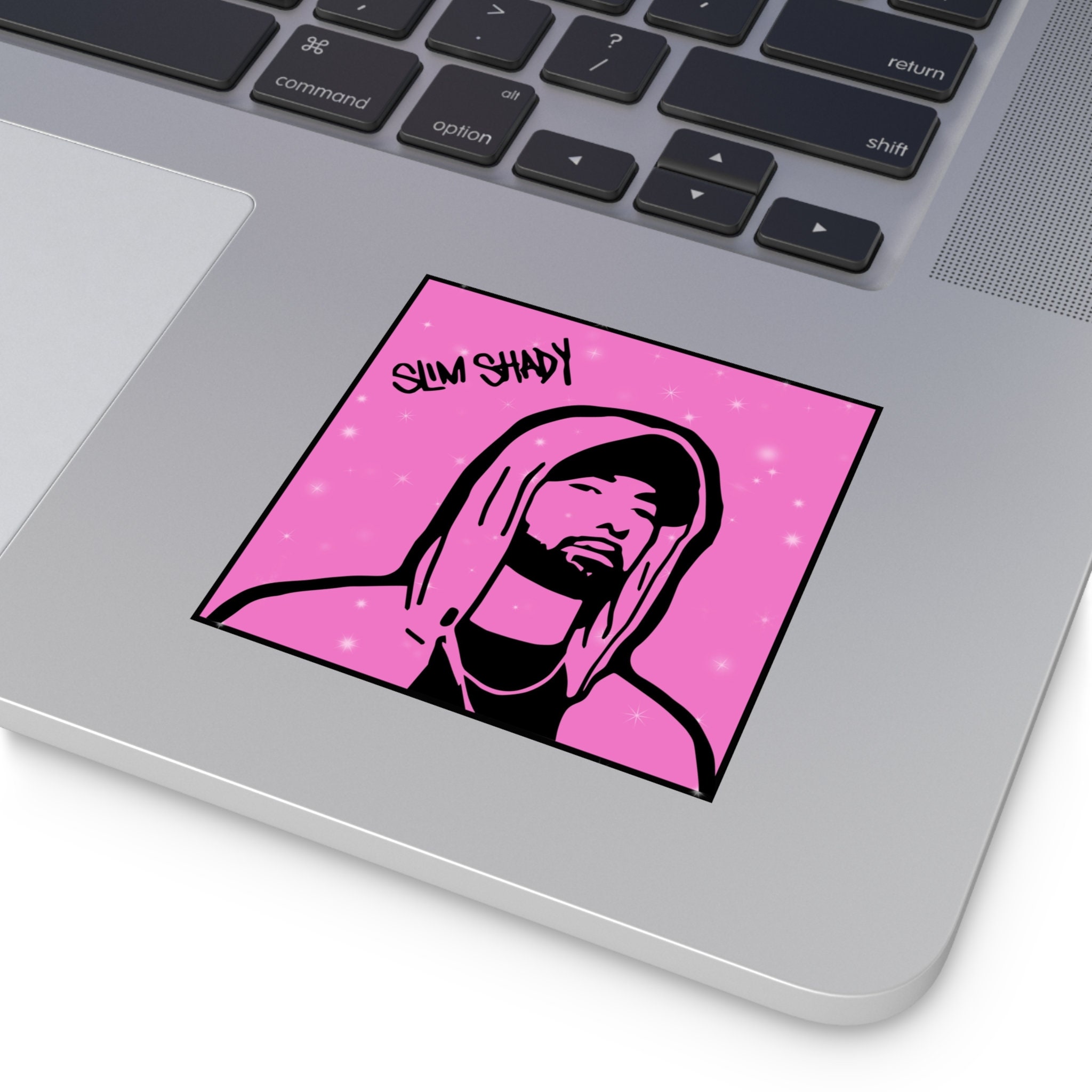 Eminem Slim Shady Square Vinyl Sticker - Etsy