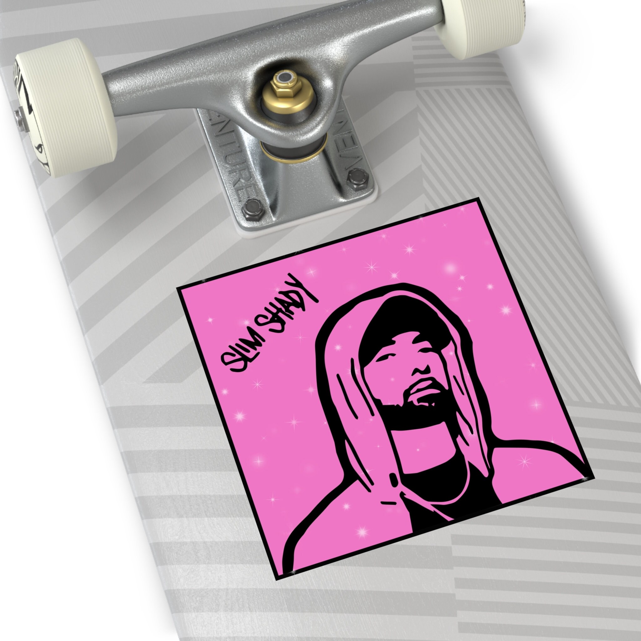 Eminem Slim Shady Square Vinyl Sticker - Etsy