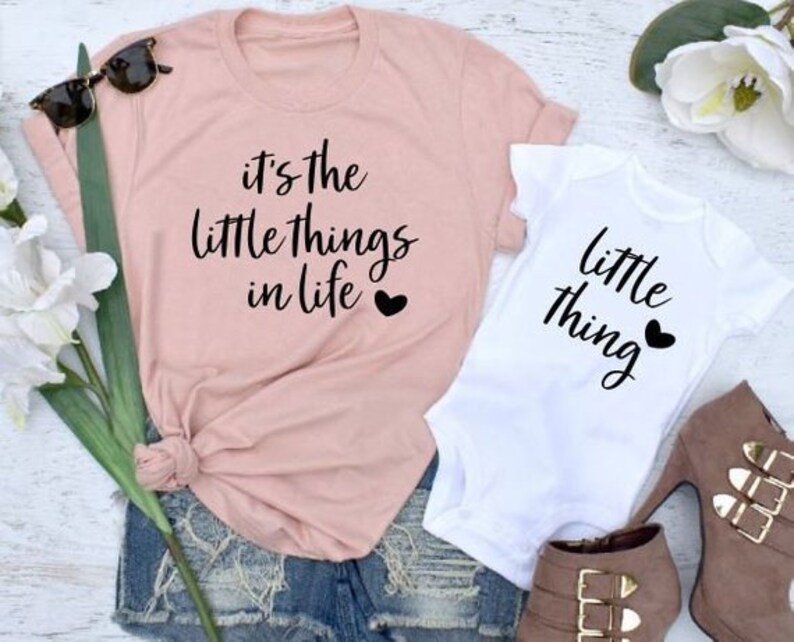 Its the little things in life shirt mommy and me shirt | Etsy