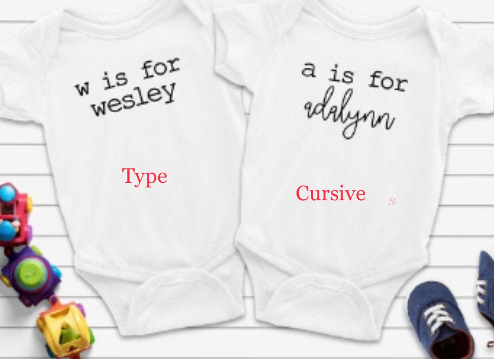 First Name Onesie®, Alphabet Name Onesie®, N is for Name Onesie ...
