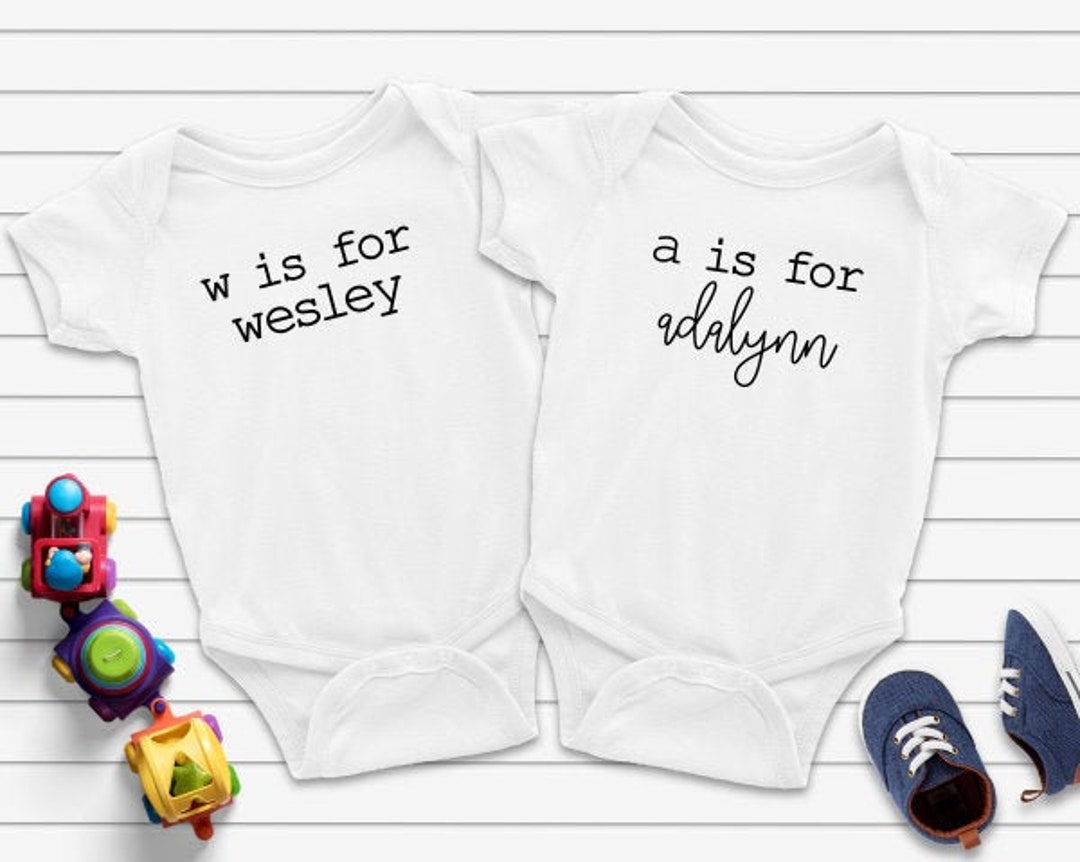 First Name Onesie®, Alphabet Name Onesie®, N is for Name Onesie ...