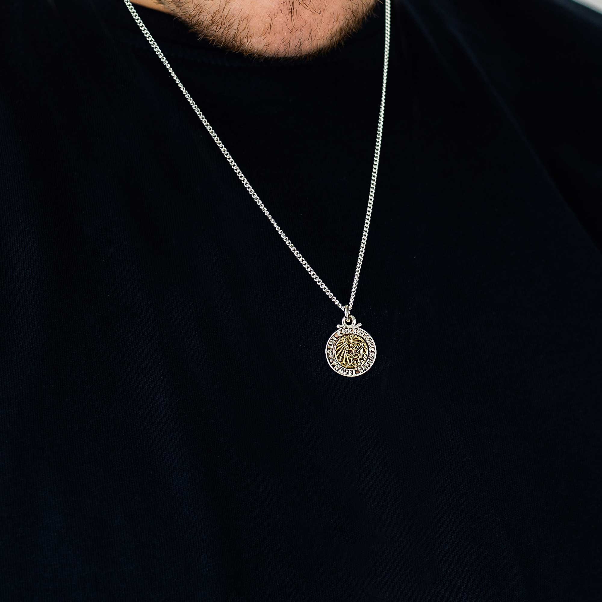 Travel Safe Saint Christopher Mens Small St Christopher | Etsy