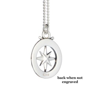 Travel Safe Compass Outline Large Saint Christopher Solid - Etsy