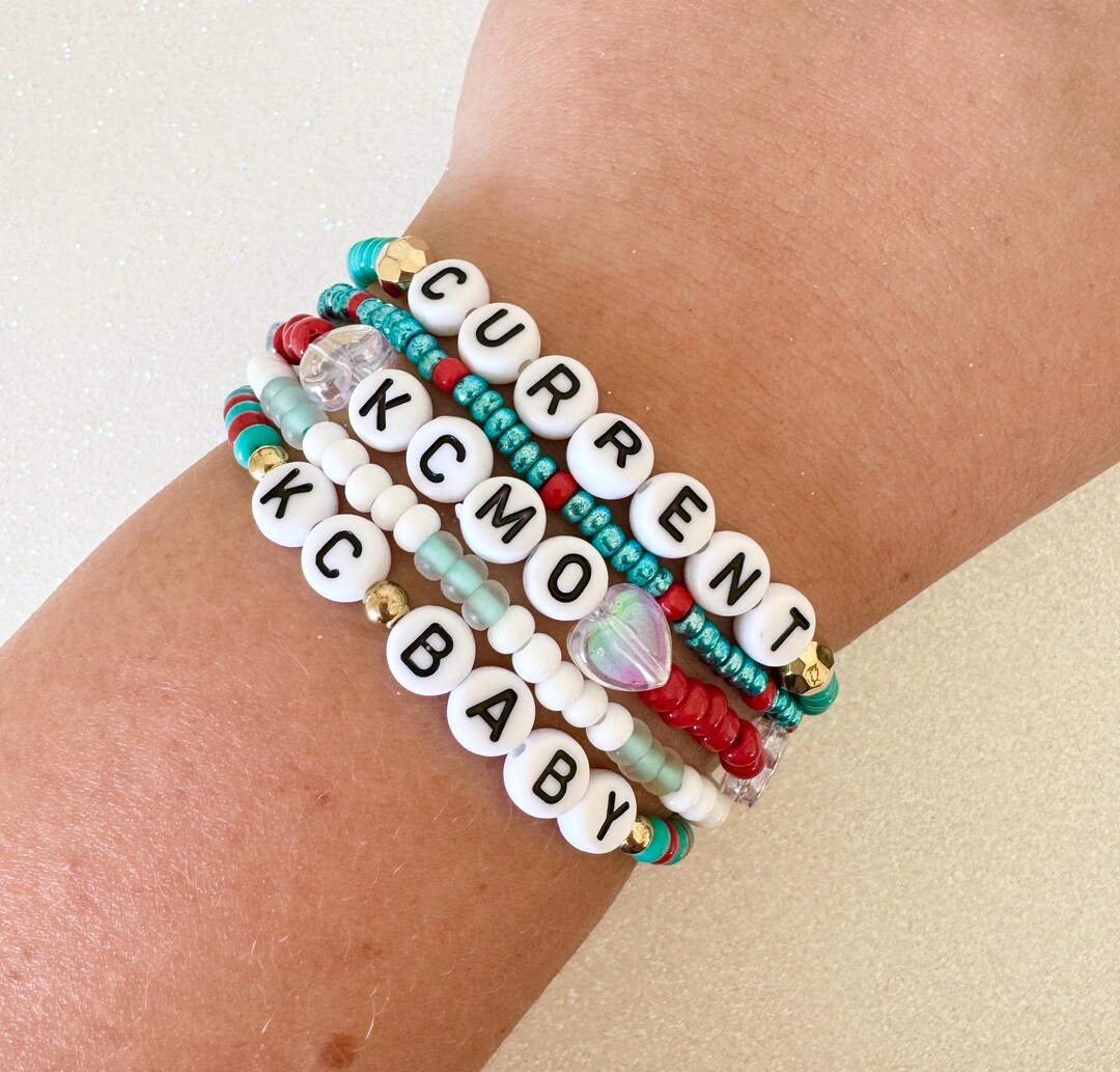 Kansas City Current Stacked Bracelets - Friendship Bracelets - NWSL ...