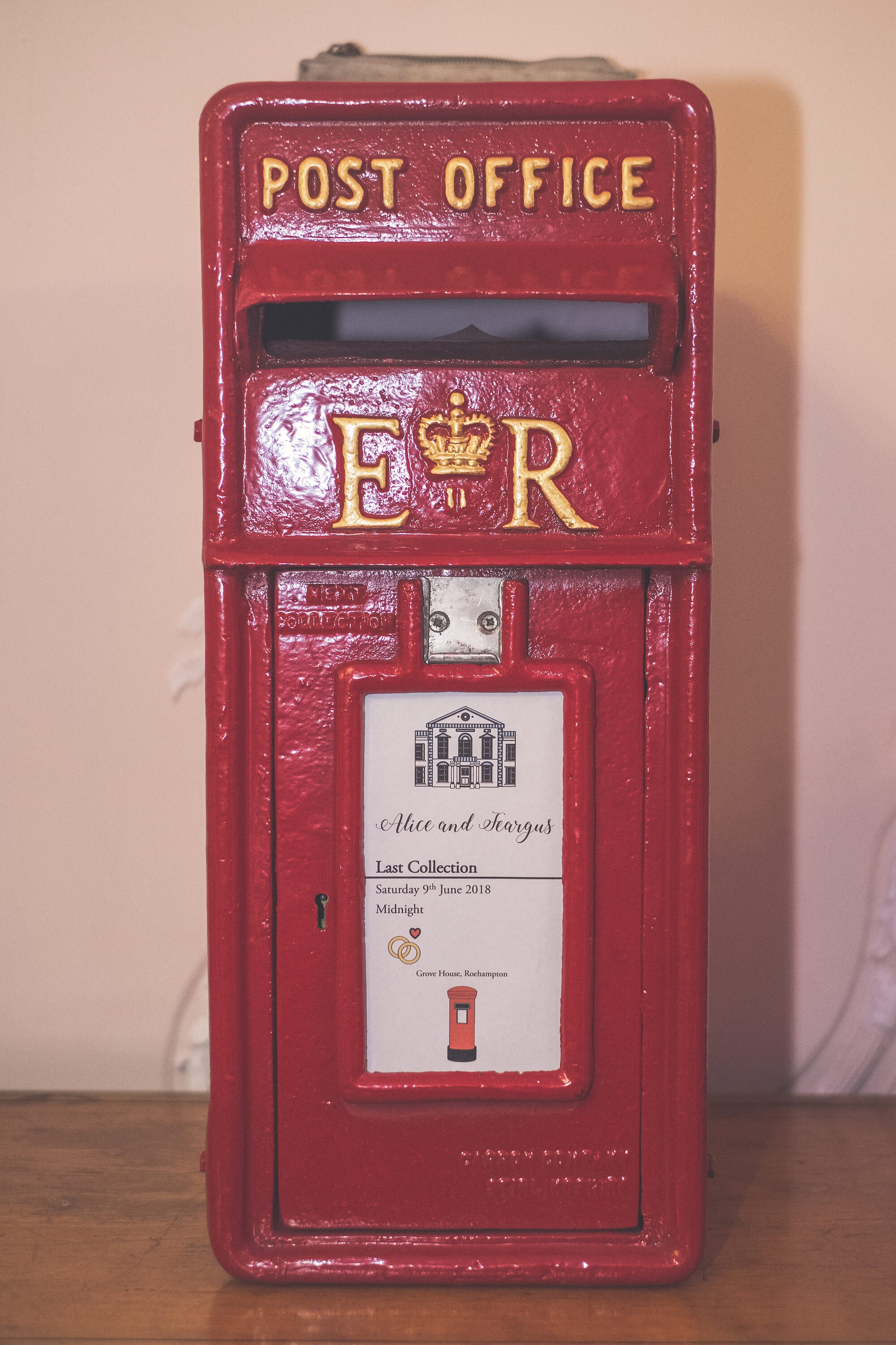 Cast Iron Red ER Wedding Postbox ***FOR HIRE*** Weddings and Parties ...