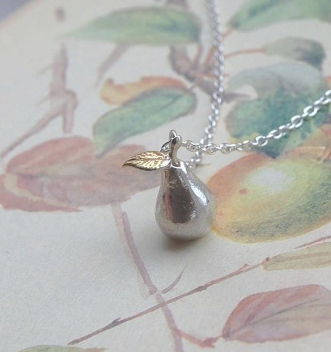 Pear Necklace - Etsy
