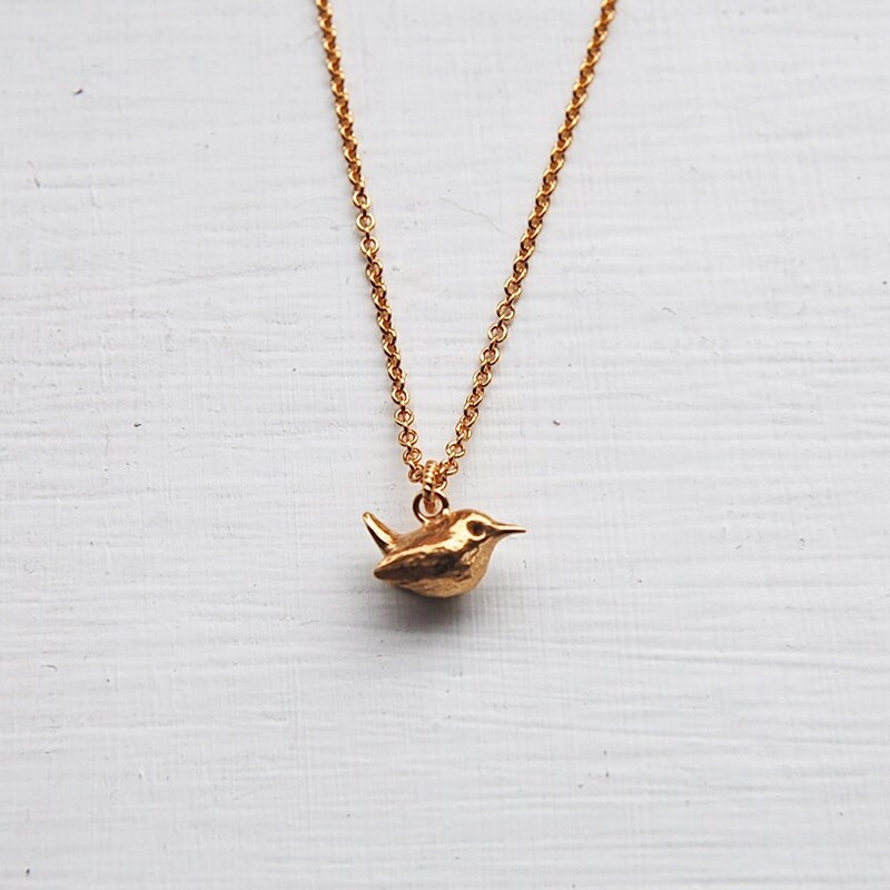 Bird Necklace - Etsy