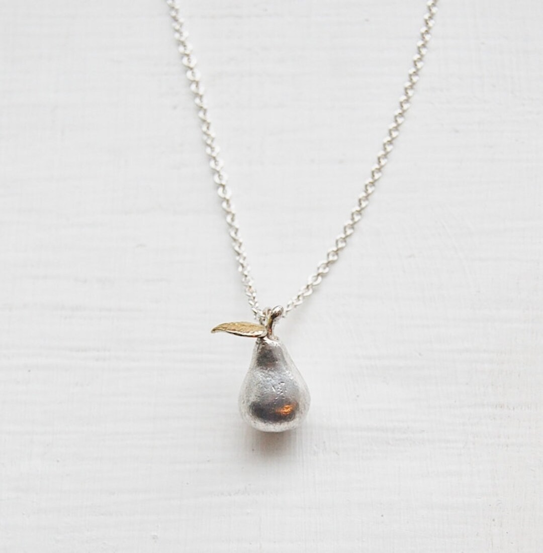 Pear Necklace - Etsy