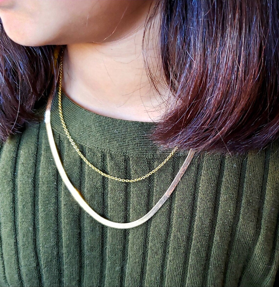 Women 18 inch Chain necklace with 2inch chain Extension in | Etsy