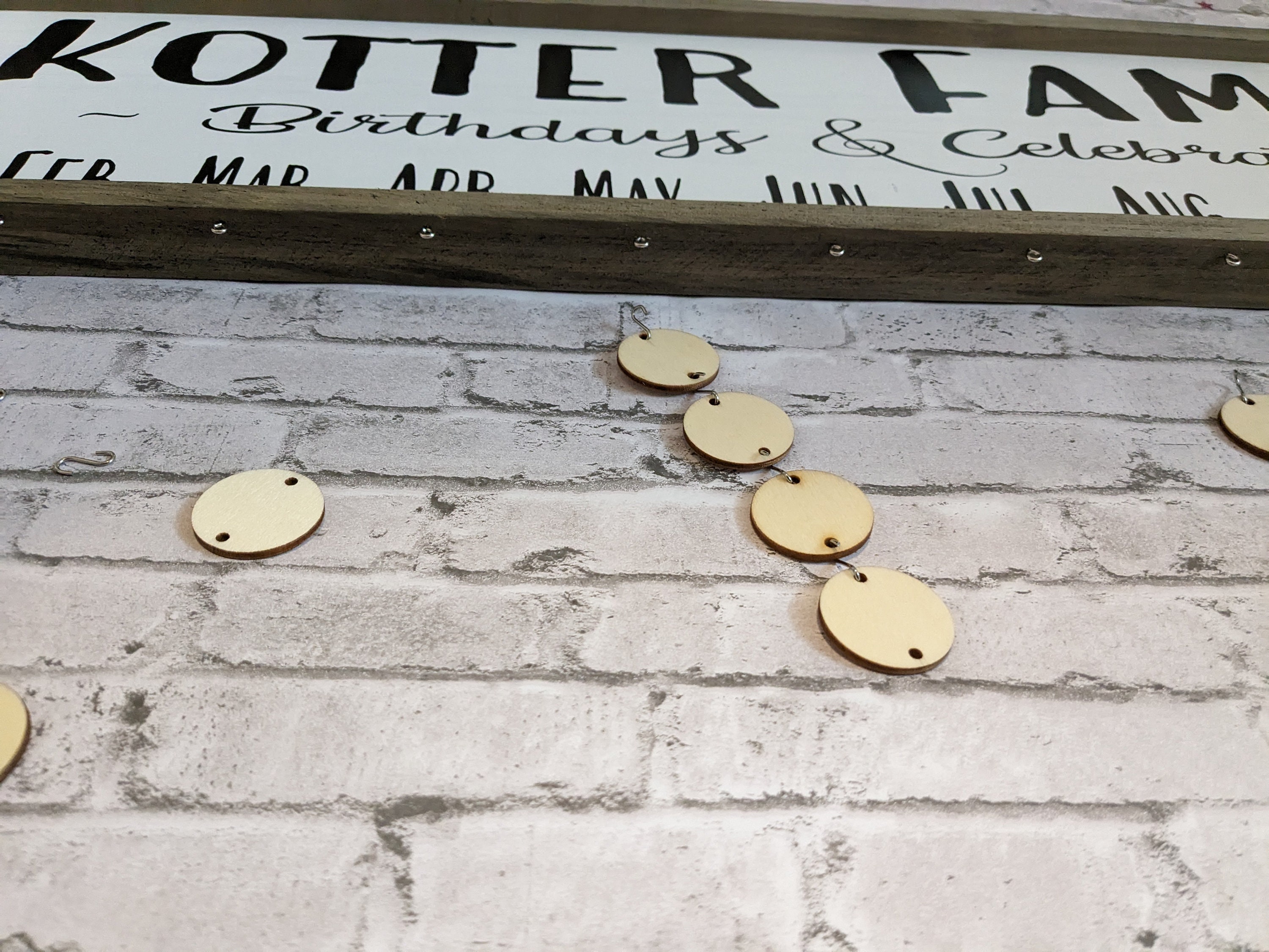 Family Birthday Wall Calendar Farmhouse Stress Savings Birthday Wall ...