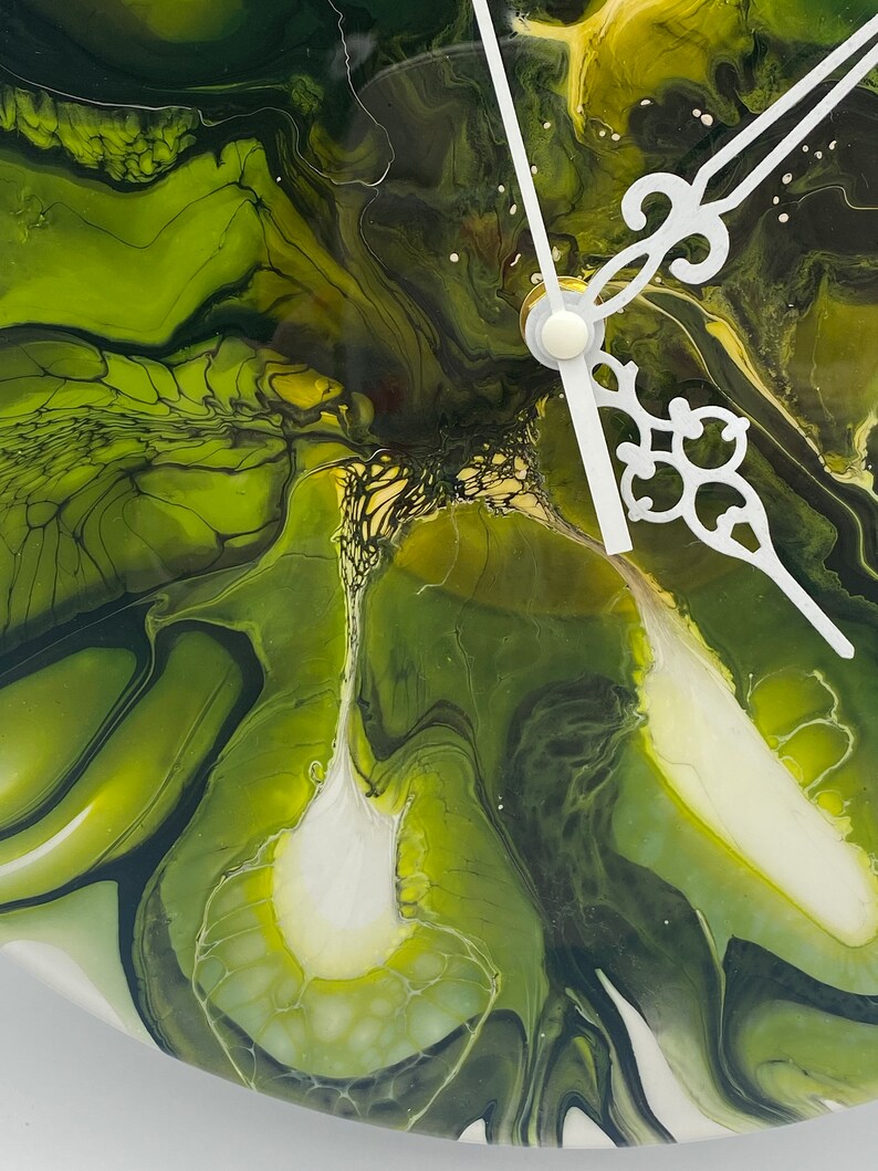 12 Clock Upcycled Record Album Clock Repurposed Album Hand Painted Wall ...