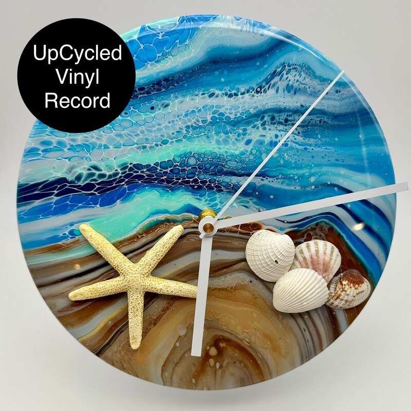 Seashell Clock - Etsy