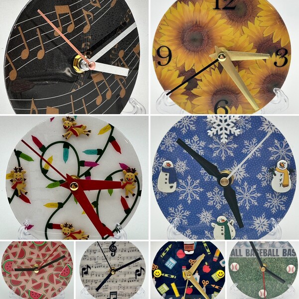 Hand Painted Clock - Etsy