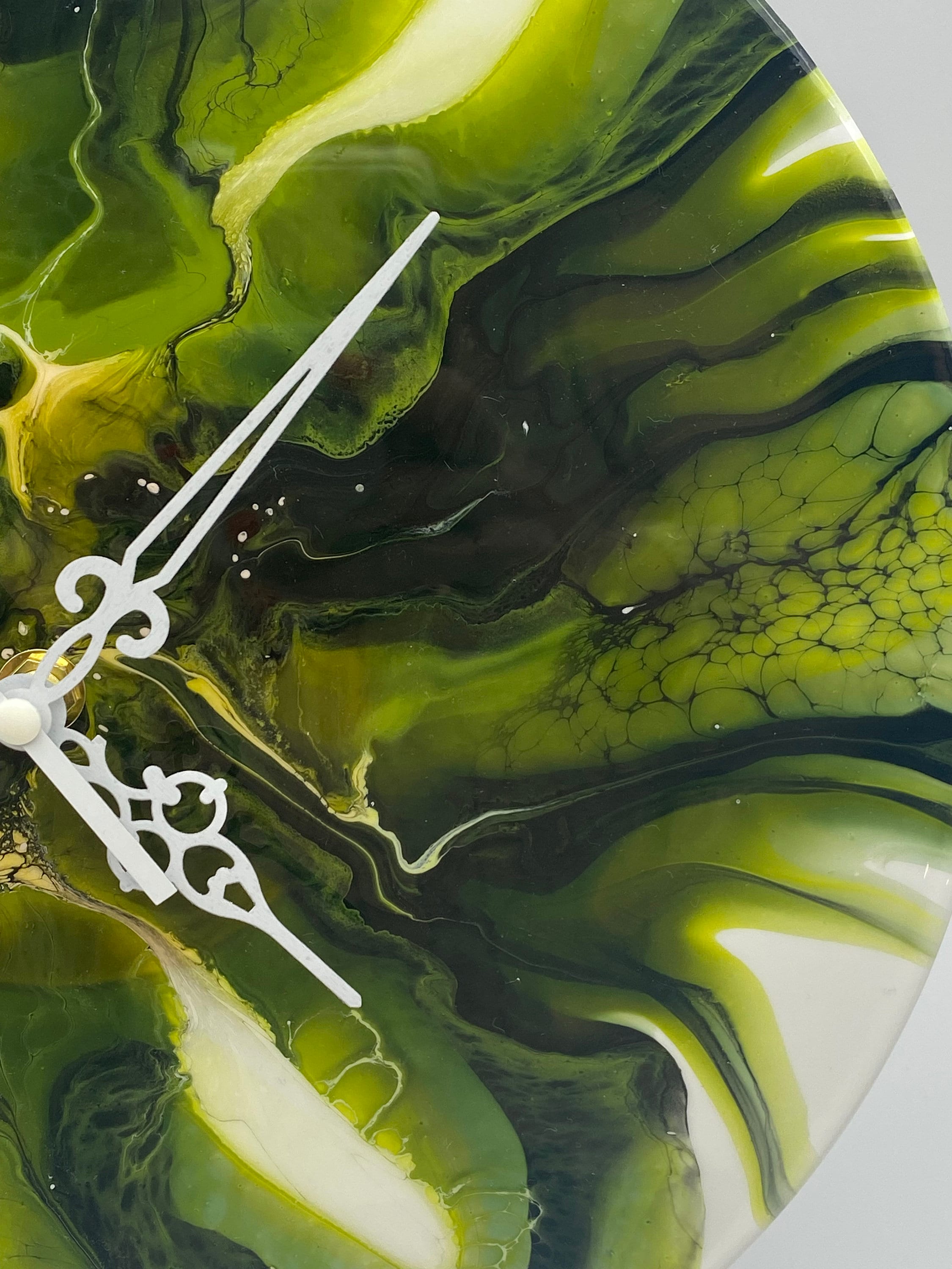 12 Clock Upcycled Record Album Clock Repurposed Album Hand Painted Wall ...