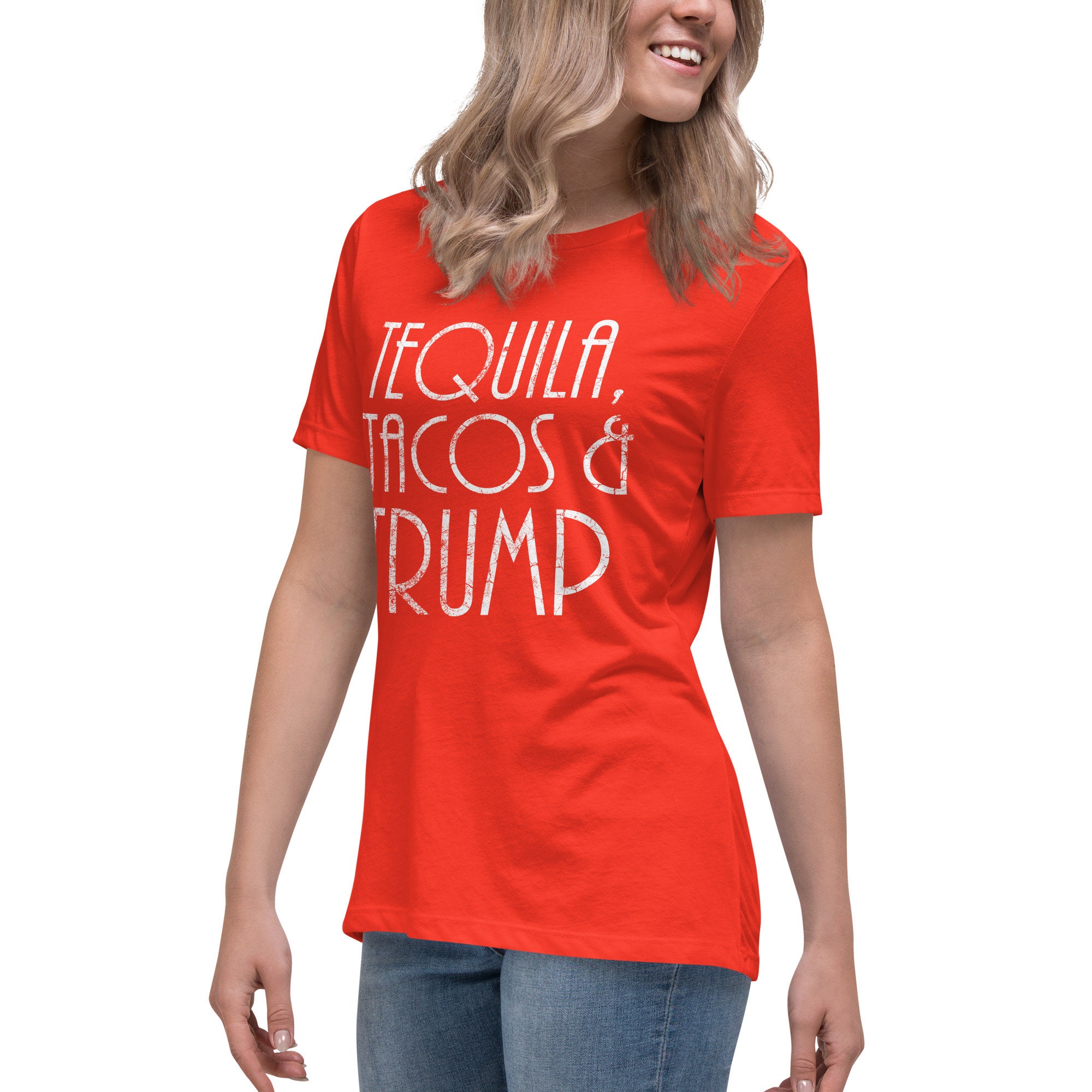 Tequila, Tacos & Trump Red Women's T Shirt S M L XL You're Taco Tuesday ...