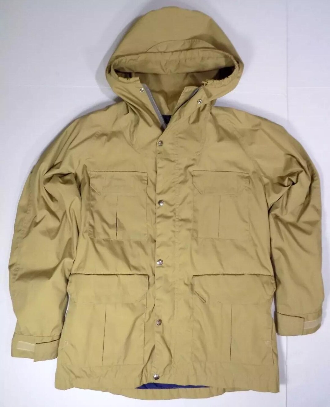 The North Face Cargo Jacket Parka Talon Zipper Medium Brown Label Rain ...