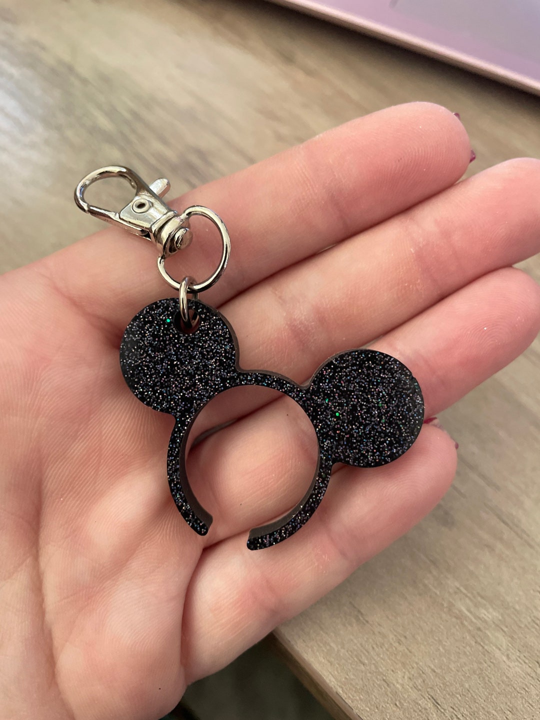 Mini Mickey Ears Zipper Charm - Etsy