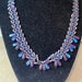 Very Unique Woven Glass Bead Necklace - Etsy