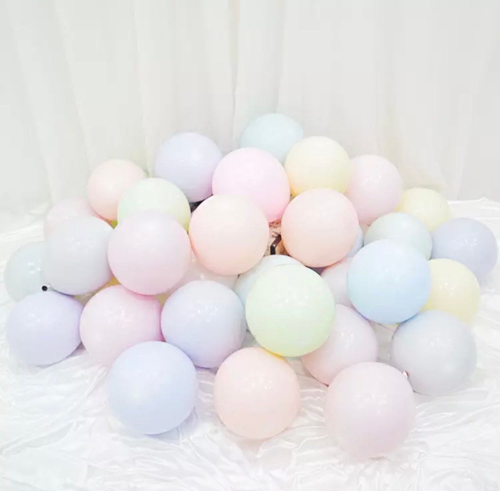 10 Balloons Set of 10 Pieces Macaron Balloons Candy | Etsy