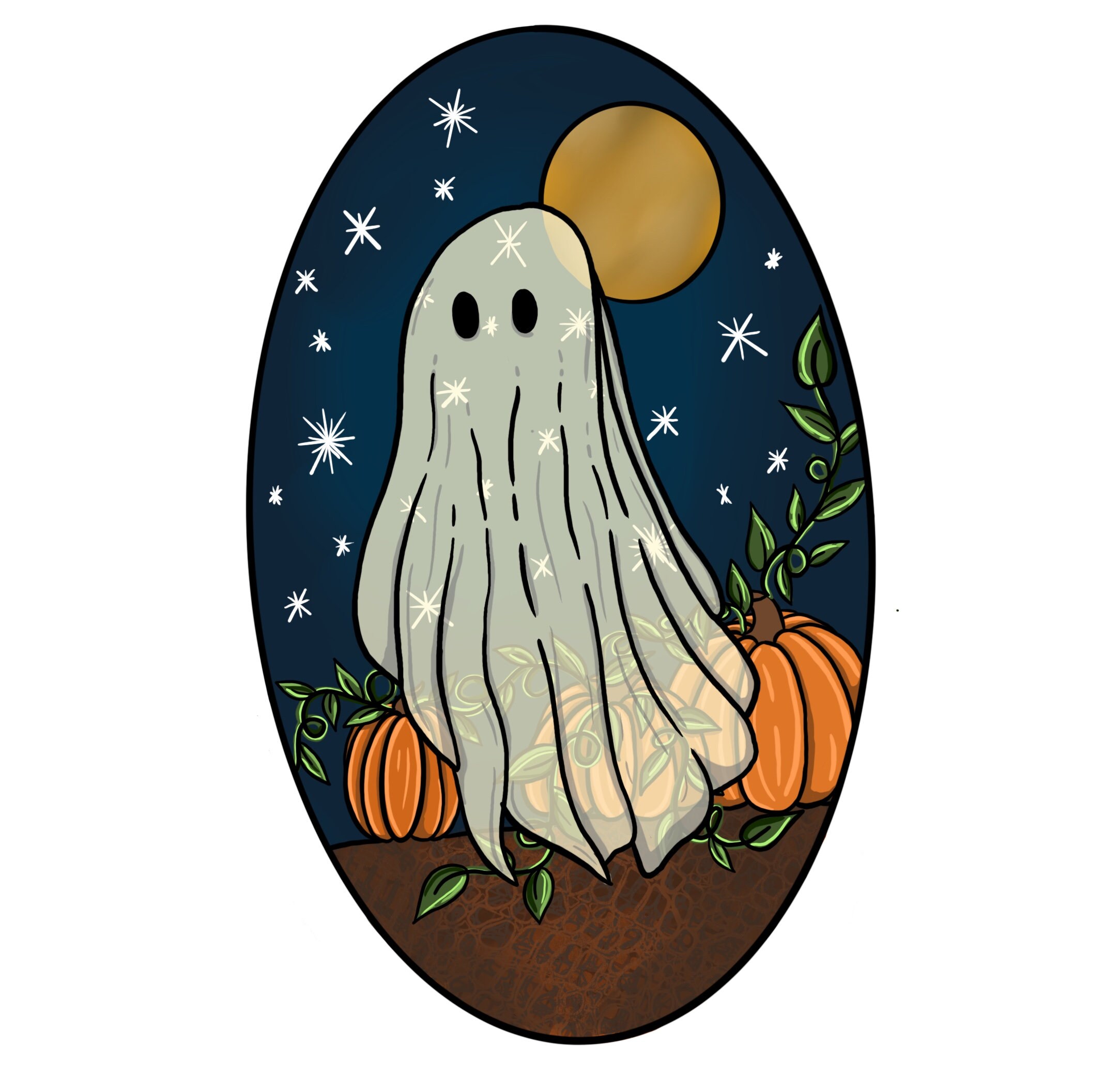 Ink Ghost Vinyl Decal Sticker Spirit Ghost Sticker Laptop - Etsy Australia