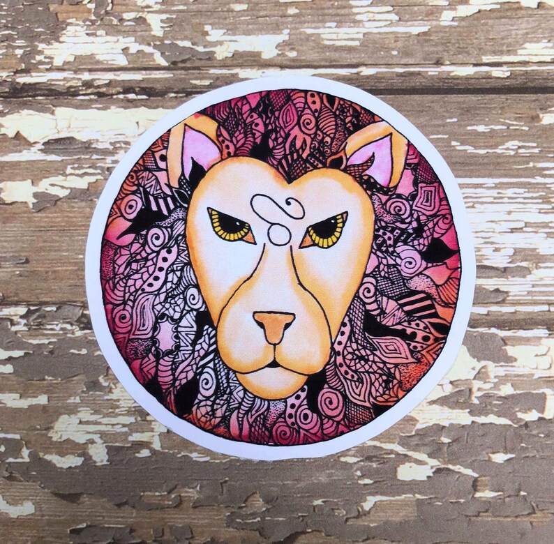 Leo Zodiac Sign Vinyl Decal Sticker Astrology - Etsy