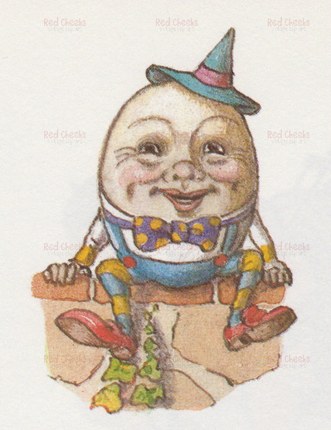 Digital Download of Vintage Humpty Dumpty Mother Goose Fairy Tale Witch ...