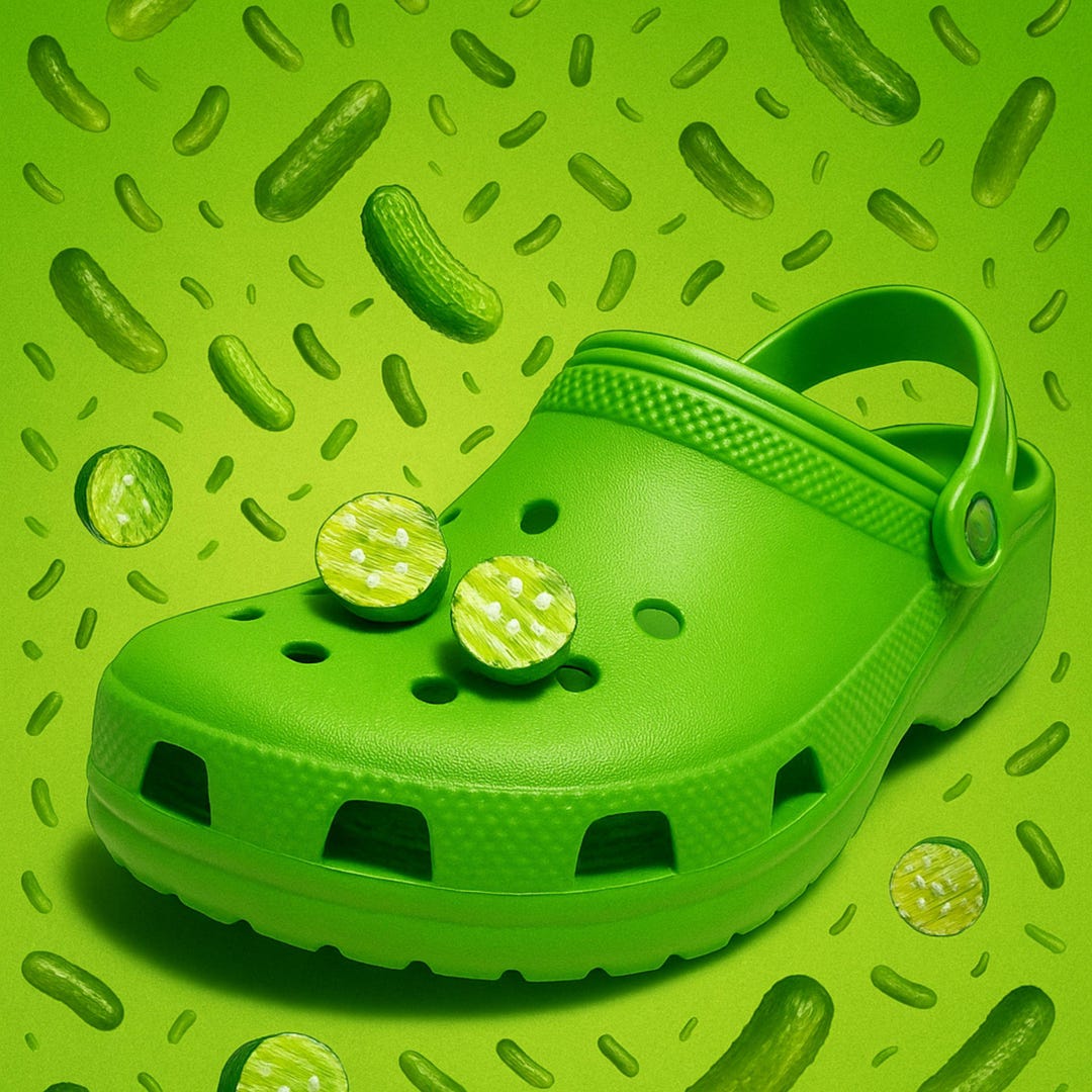 3D Printed Pickle Shoe Charms for Crocs - Collectible Art Set - Etsy