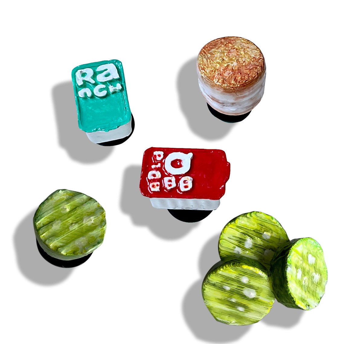 3D Printed Pickle Shoe Charms for Crocs - Collectible Art Set - Etsy