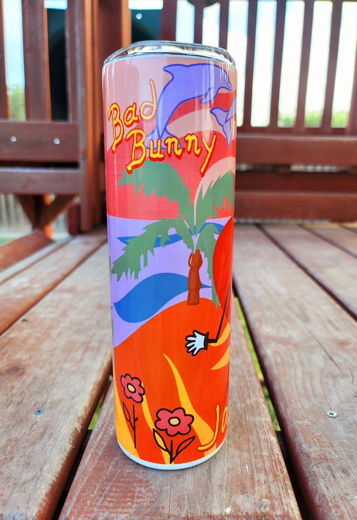 Bad Bunny Un Verano Sin Ti 20oz 30oz Skinny Tumbler Custom - Etsy