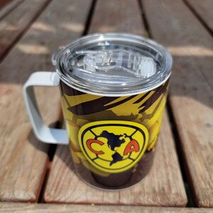 Club America 10 Oz Insulated Coffe Mug Aguilas Del America Logo Futbol ...