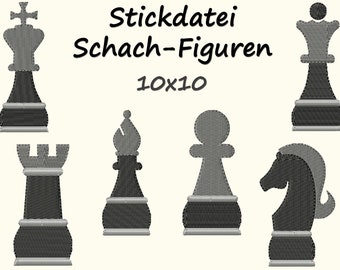 Chess Embroidery Design - Etsy