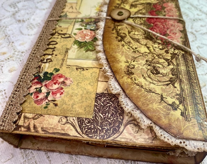 Handmade Folio-junk Journal in Old World French Style - Etsy