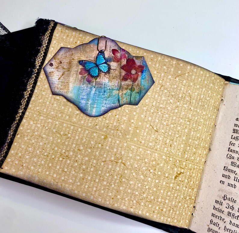 Vibrant Butterfly Handmade Notebook/junkjounal - Etsy