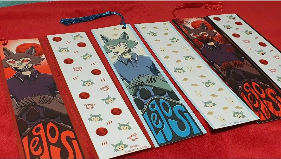 Beastars Legosi Bookmark Double Sided - Etsy