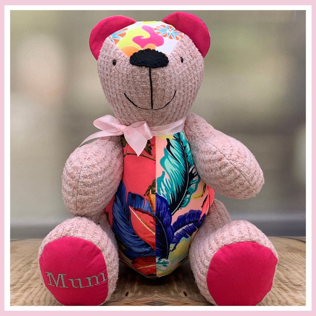 Memory Bear Made From Your Loved Ones Clothing | Memory Bear | Memory ...