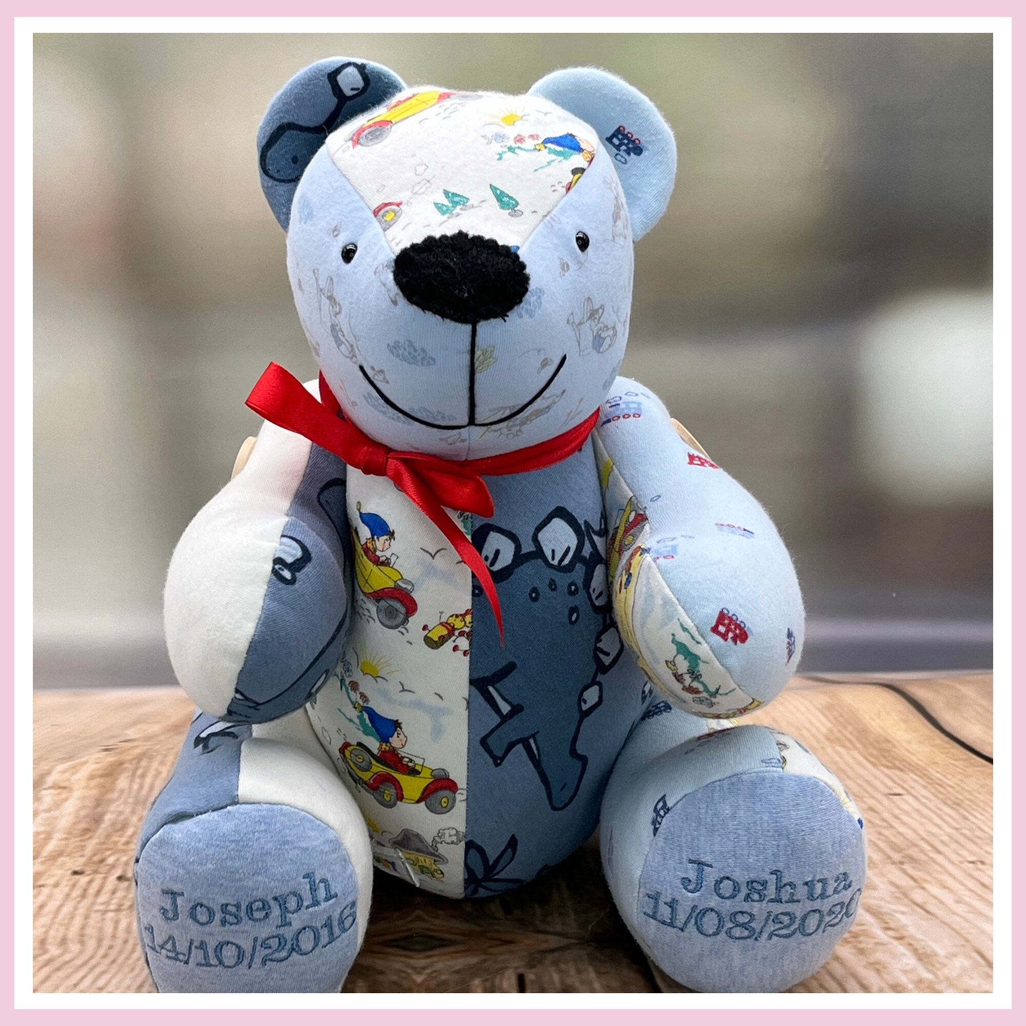 Keepsake Bear made from old baby clothes | Keepsake Bear | Baby Clothes ...