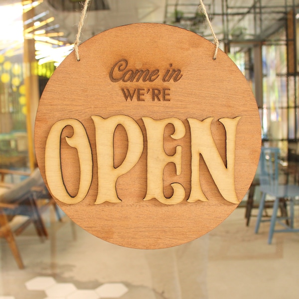 Vintage Open Sign - Etsy