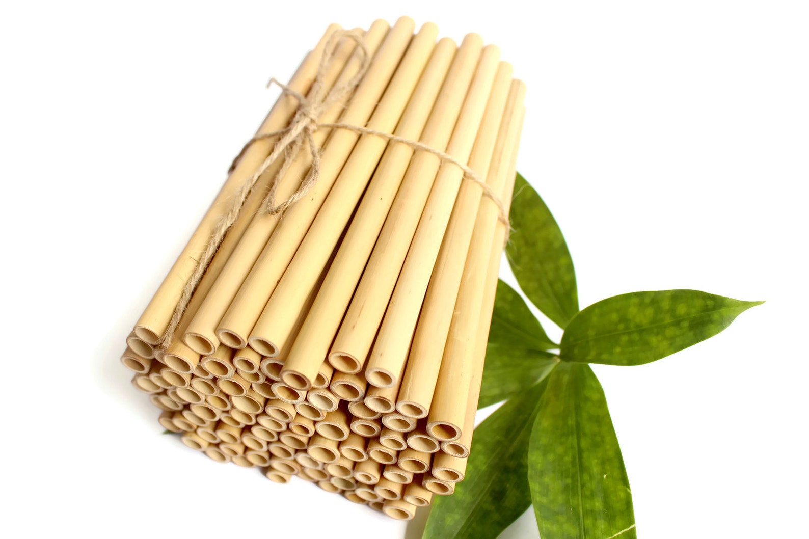 Bamboo Straws - 70 Plain or Custom Engraved Bamboo Straws 8" for Party ...