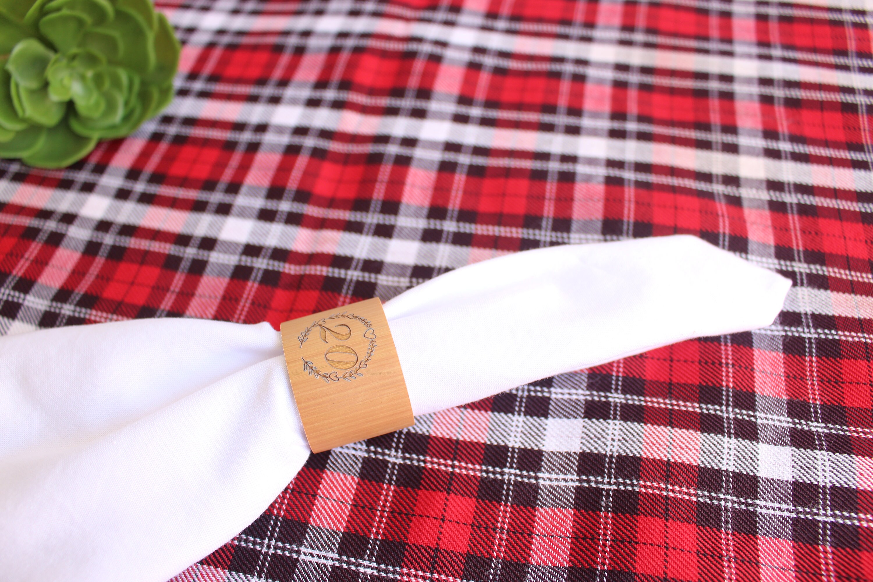 Napkin rings 20th birthday 20th anniversary napkins rings | Etsy