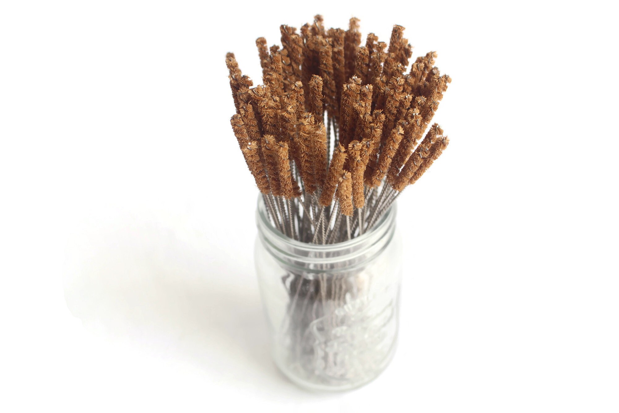 Straw Cleaning Brushes - Natural Coconut Fiber - Straw Cleaner BULK ...